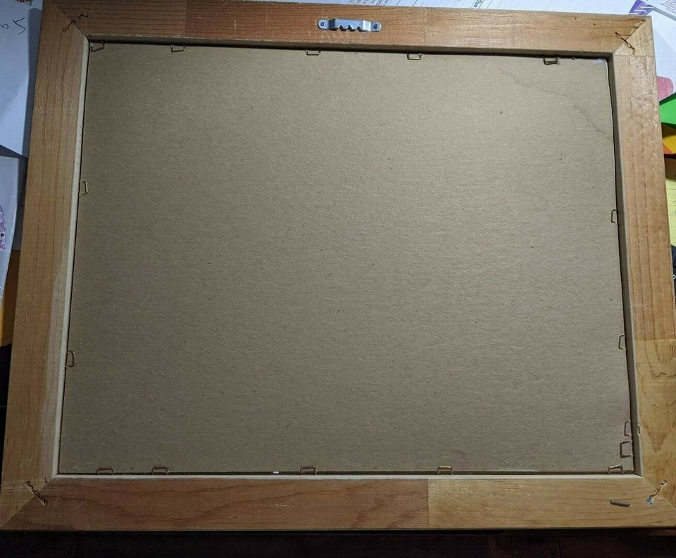 Nora DeBolt, art piece, the frame is 16 1/4" x 12 1/3". image is 14" x ...