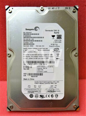 ST3250820AS Seagate 9BJ13E-033 250GB 7.2K RPM 3Gbps 3.5" SATA HDD Hard ...