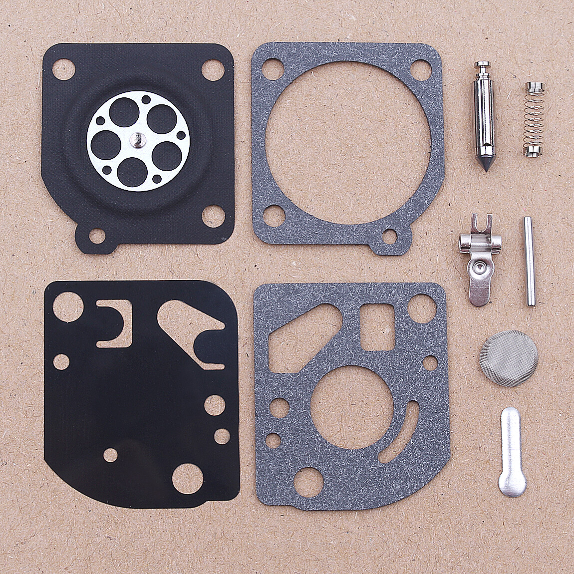 Carburetor Rebuild Kit Fit Poulan FL20 FL25 Weedeater Featherlite ZAMA ...