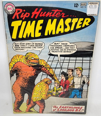 RIP HUNTER: TIME MASTER #15 DC COMICS SILVER AGE BILL ELY COVER ART ...