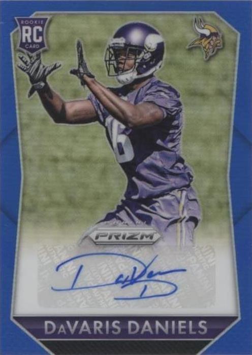 2015 Panini Prizm - Rookie Signatures Davaris Daniels #RS-DD Blue Prizm ...