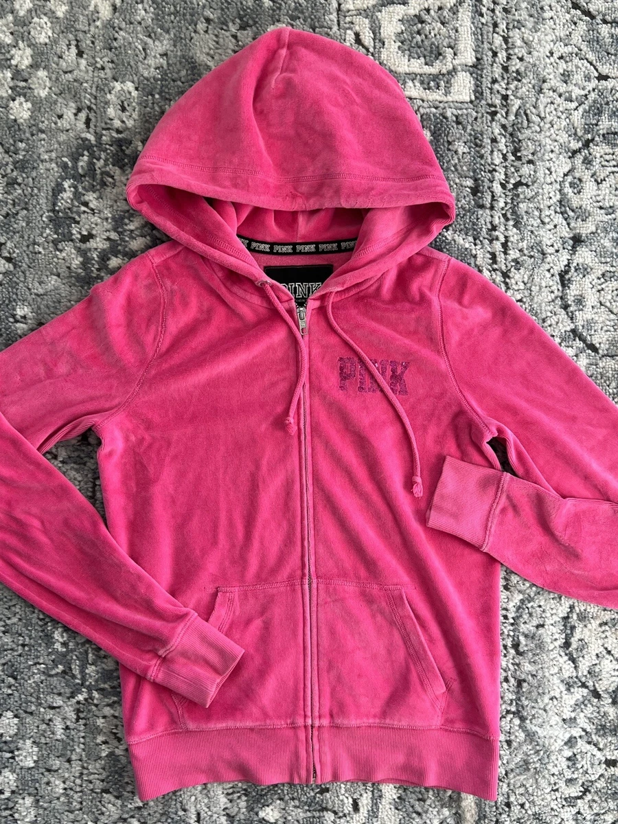 Y2K Vintage Rare Victorias Secret Pink Velour Bling Tracksuit, XS www ...
