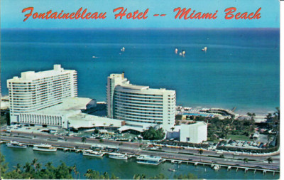 1970s Miami Beach Florida The Fontainebleau Hotel FL Unposted Postcard ...