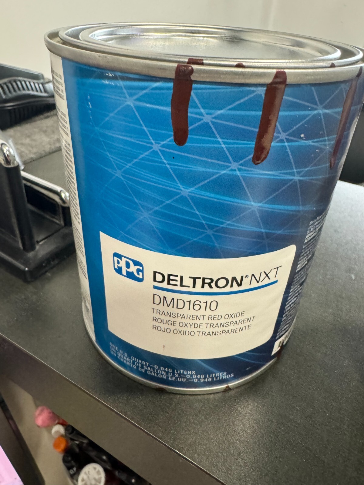 Dmd1610 PPG Deltron NXT 1 Quart Transparent Red Oxide | eBay