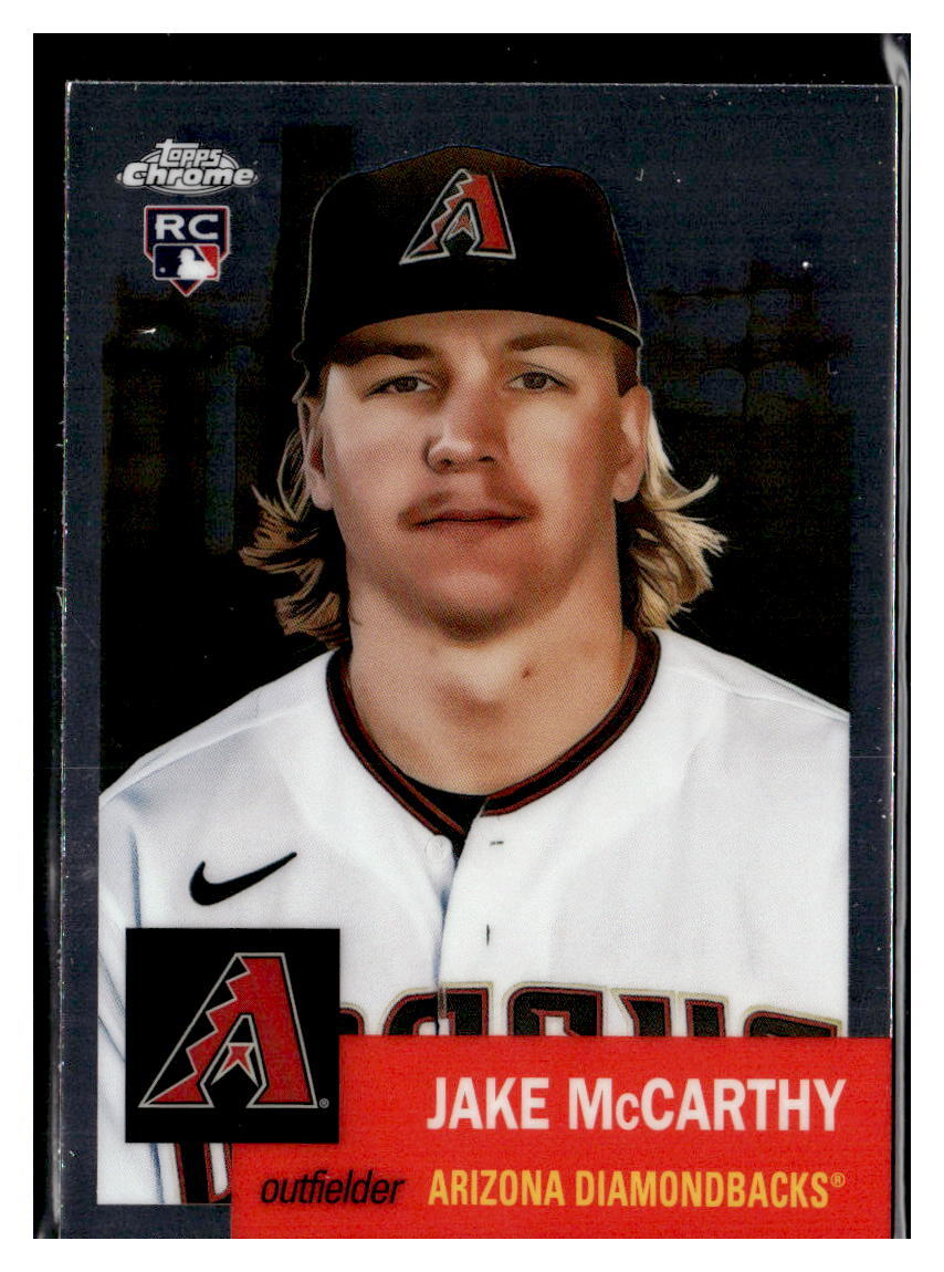 2022 Topps Chrome Platinum #351 jake McCarthy Base RC Diamondbacks | eBay