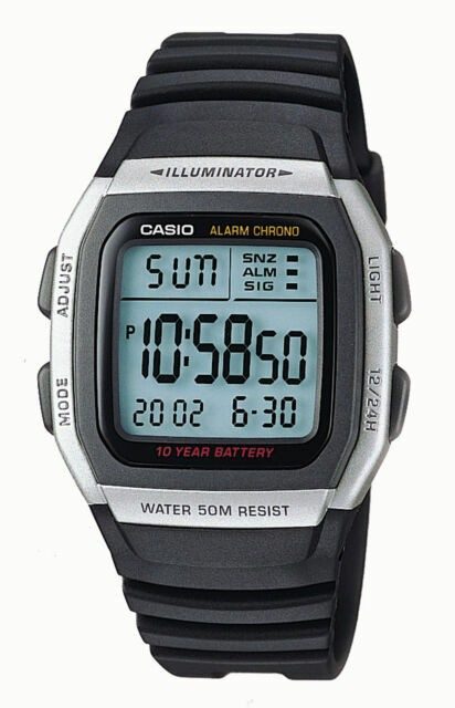 Casio W96H-1AV Digital Men's Watch for sale online | eBay UK