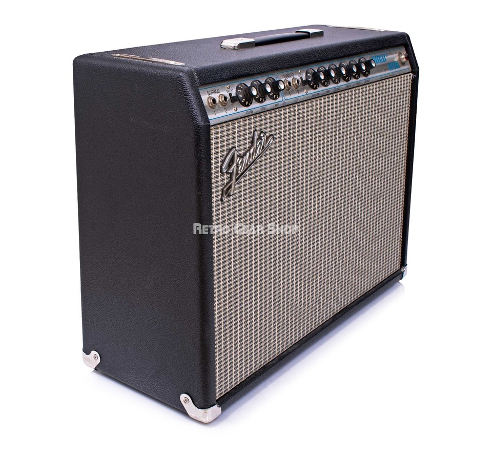 Fender Vibrolux Reverb 2-Channel 2x10" Guitar Combo Tube Amplifier 1973 ...