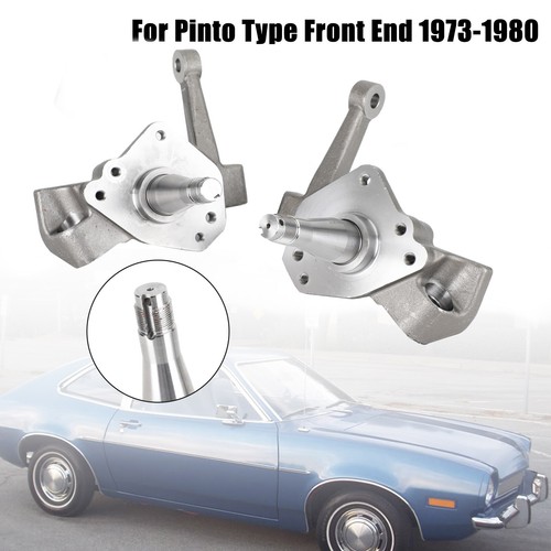 L/Right Hot Rod 2" Drop Spindles For Ford Pinto Mustang II 74-78 Forged ...