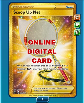 Scoop Up Net 207/192 SECRET RARE Pokemon TCG Online Digital Card PTCGO ...