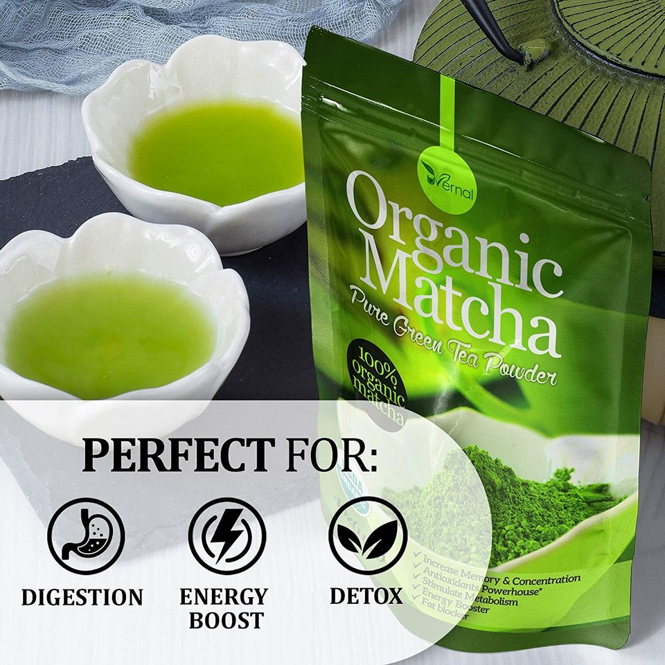 Organic Matcha Green Tea Powder 100% Pure Matcha 4oz 859327007120| eBay