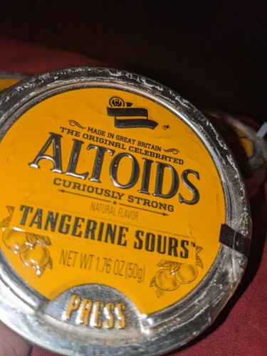 Altoids Sours (1 Sealed Tin) Curiously Strong Tangerine - Discontinued ...