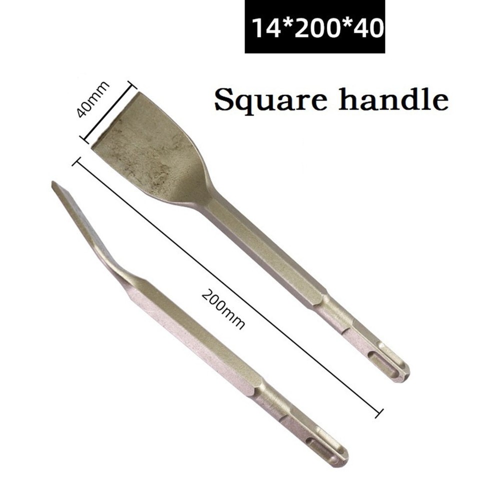 For Electric Hammer Chisel Bits Square/Round Shank Masonry Breaker ...