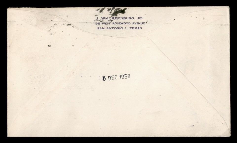 DR WHO 1958 POLE STATION ANTARCTIC HAND PAINTED CACHET DEEP FREEZE ...