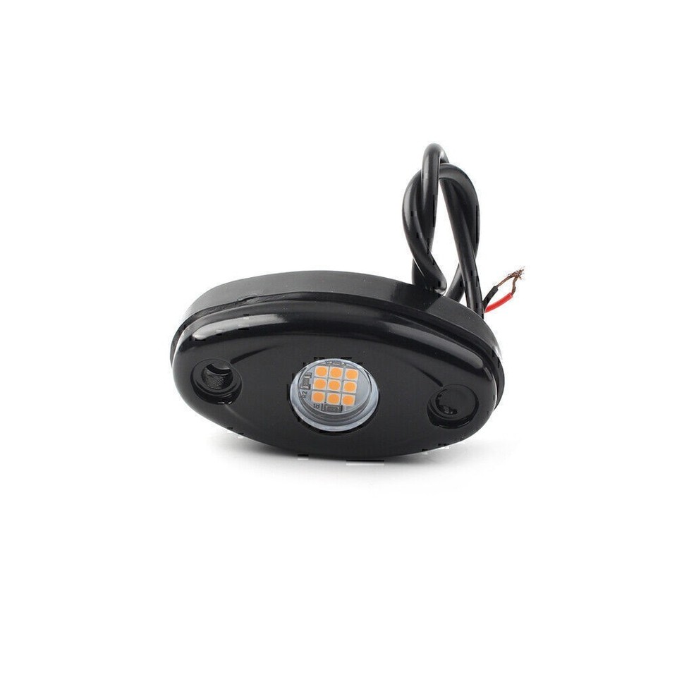 2 Pods LED Rock Underbody Lights for JEEP Offroad Truck ATV UTV Boat ...