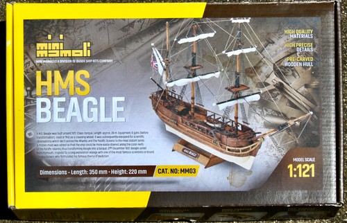 Mamoli MM03 HMS Beagle Wooden Model Ship Kit, Scale 1/121 | eBay