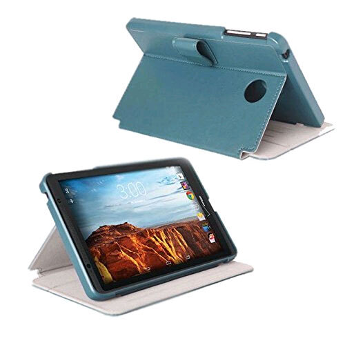 Verizon Vegan Leather Folio Case for Ellipsis 8, Ellipsis Kids - Blue ...