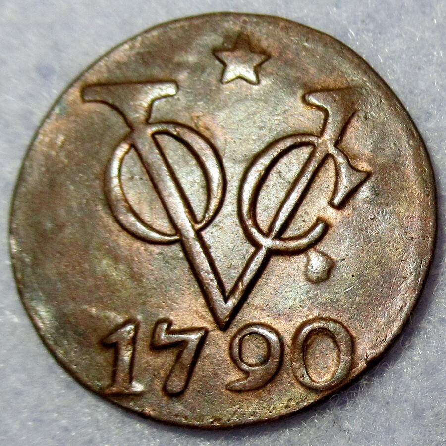 Certificate of Authenticity 1790 New York Penny VOC Dutch Colonial Cent ...