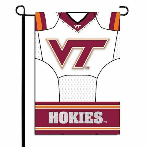 Virginia Tech Hokies NCAA 12.5" x 18" Jersey Foil Garden Flag | eBay