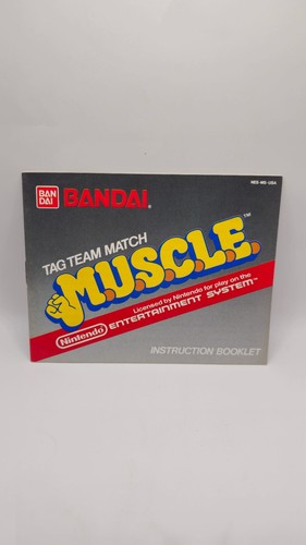 Nintendo NES MUSCLE NO GAME- Authentic Manual ONLY! | eBay