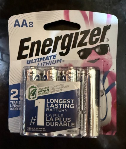 Energizer Ultimate Lithium AA Batteries 8 Pack (L91SBP-8) BRAND NEW | eBay