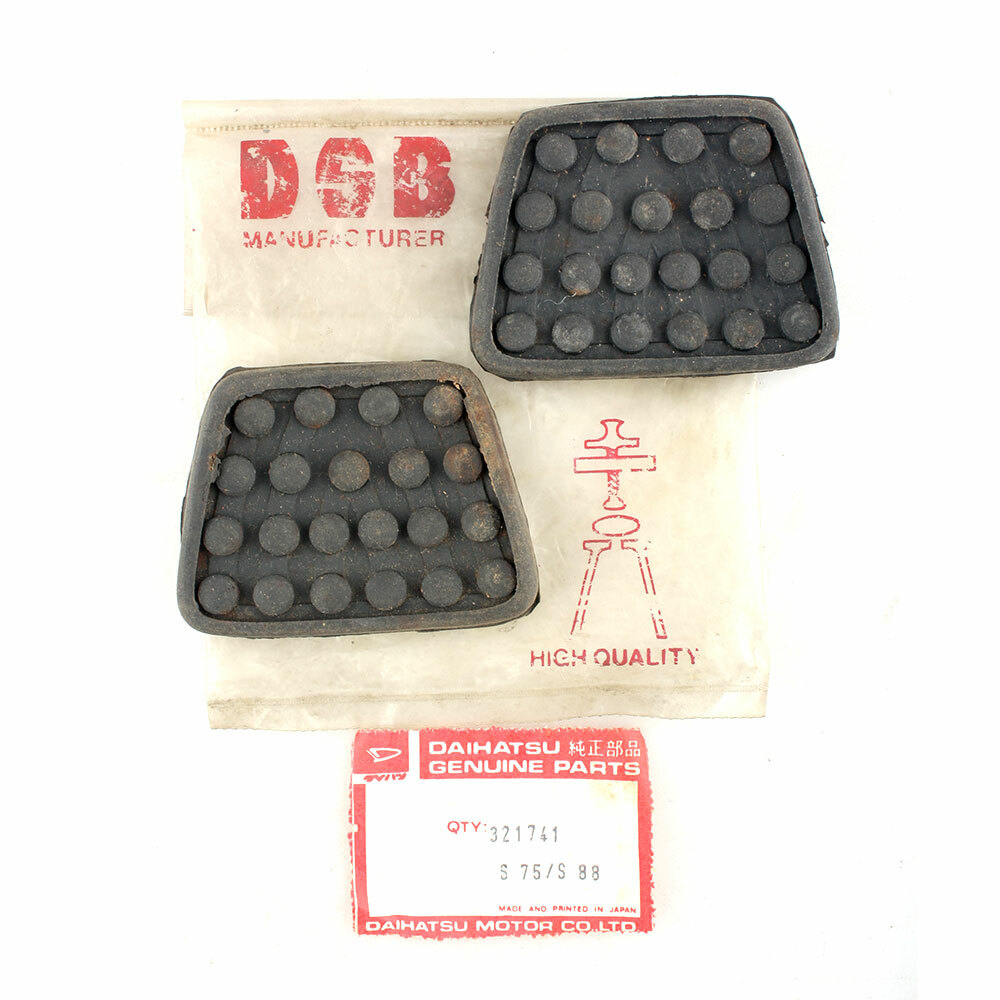 Daihatsu Hijet S75 S88 Brake Pedal Rubber Pads NOS 321741 | eBay