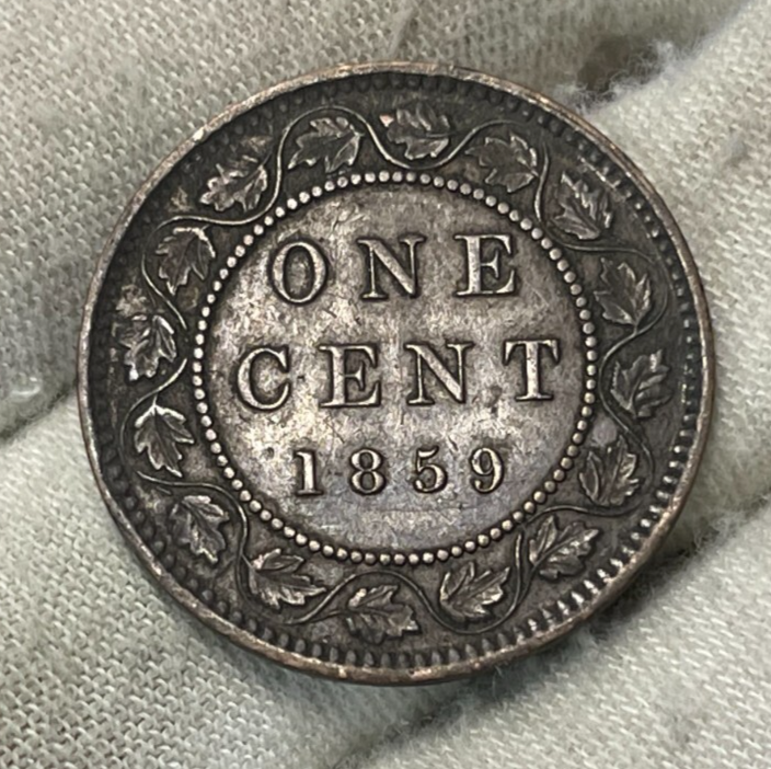1859 Canada One Large Cent Coin Great Condition Unknown Varity? High ...