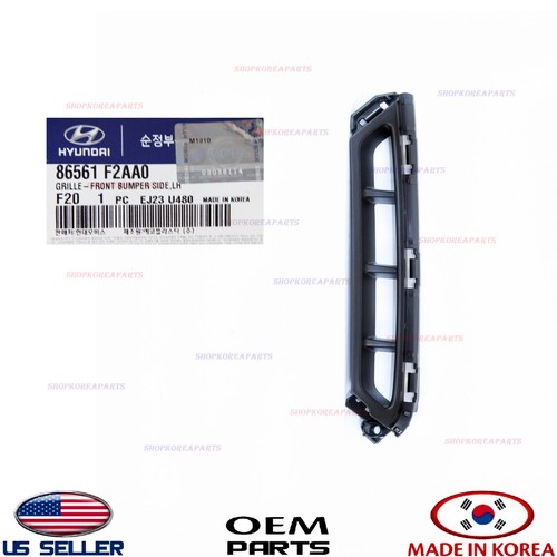 FRONT BUMPER Air Grille Curtain LEFT GENUINE ELANTRA SEDAN 2019-2020 ...