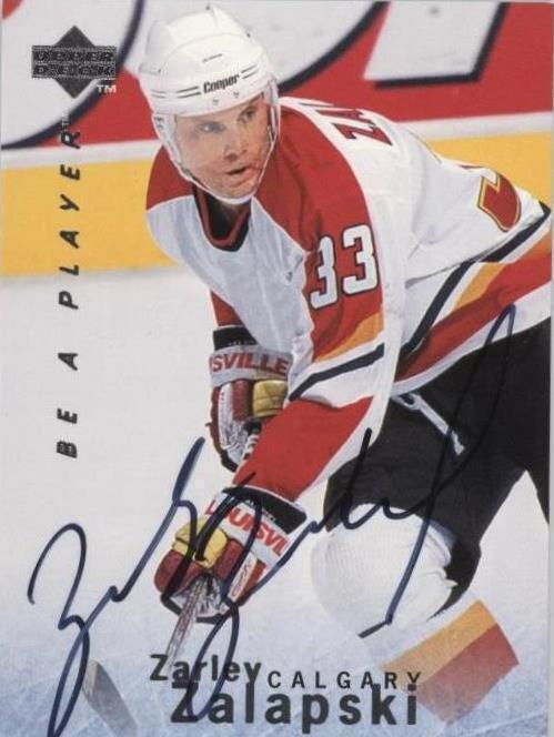 1995-96 Upper Deck Be a Player - Zarley Zalapski #S108 Autographs (AU ...