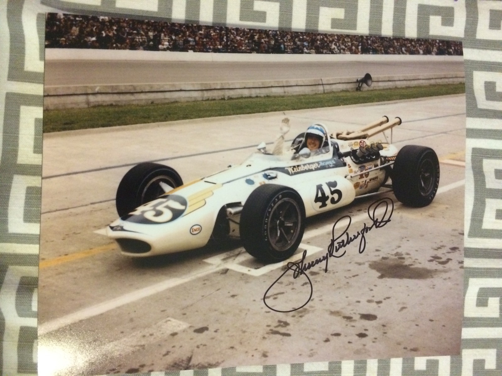 Johnny Rutherford Signed Indy 500 Indianapolis 8 X 10 Photo Autographed ...
