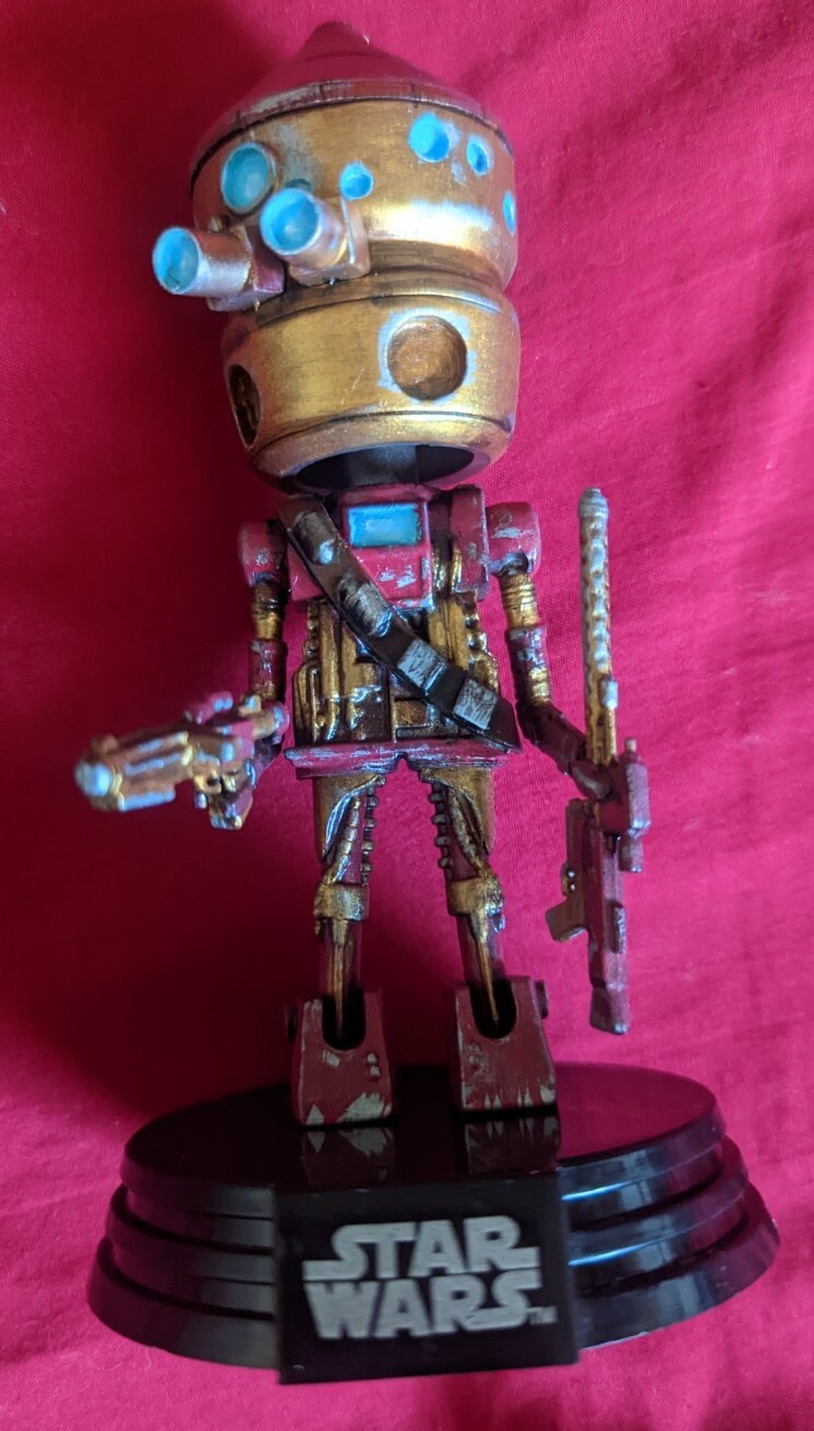 Custom Painted Funko Pop Star Wars IG-88 #103 Smuggler's Bounty ...