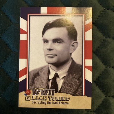2025 Historic Autographs WW2 Holiday Britain #79 Alan Turing 46/49 ...