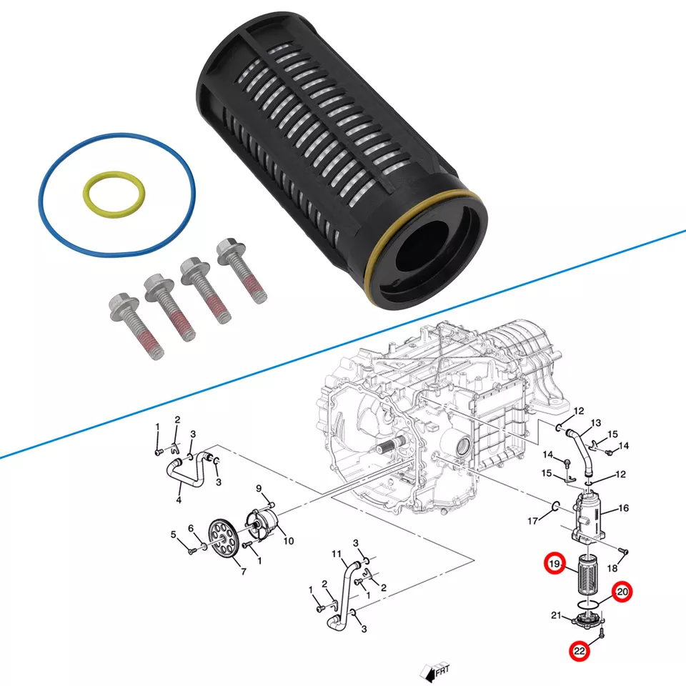 Automatic Transmission Fluid Filter For Chevrolet Corvette 2020-2024 ...