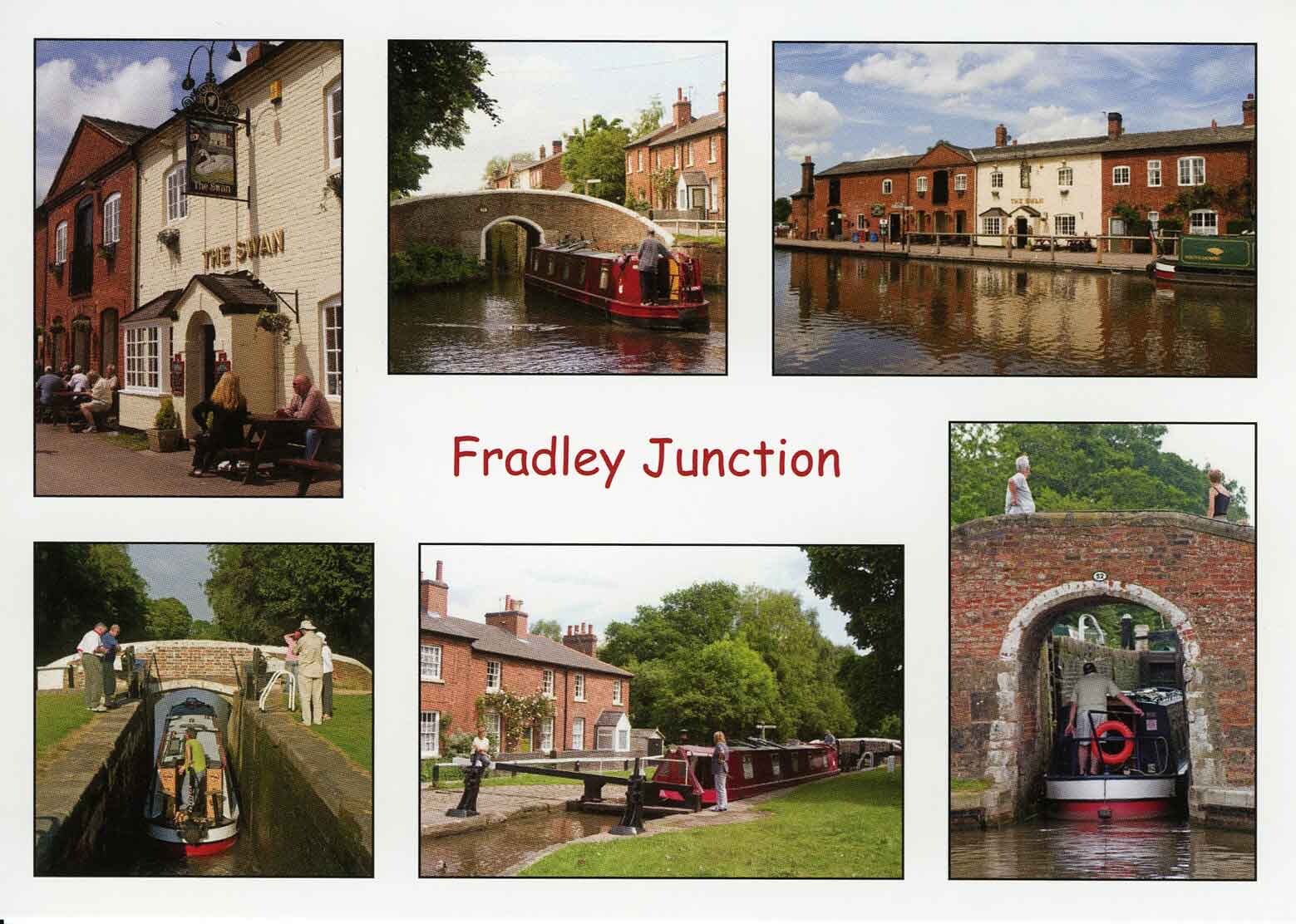 Postcard of Fradley Junction, 6 photos on white | eBay UK