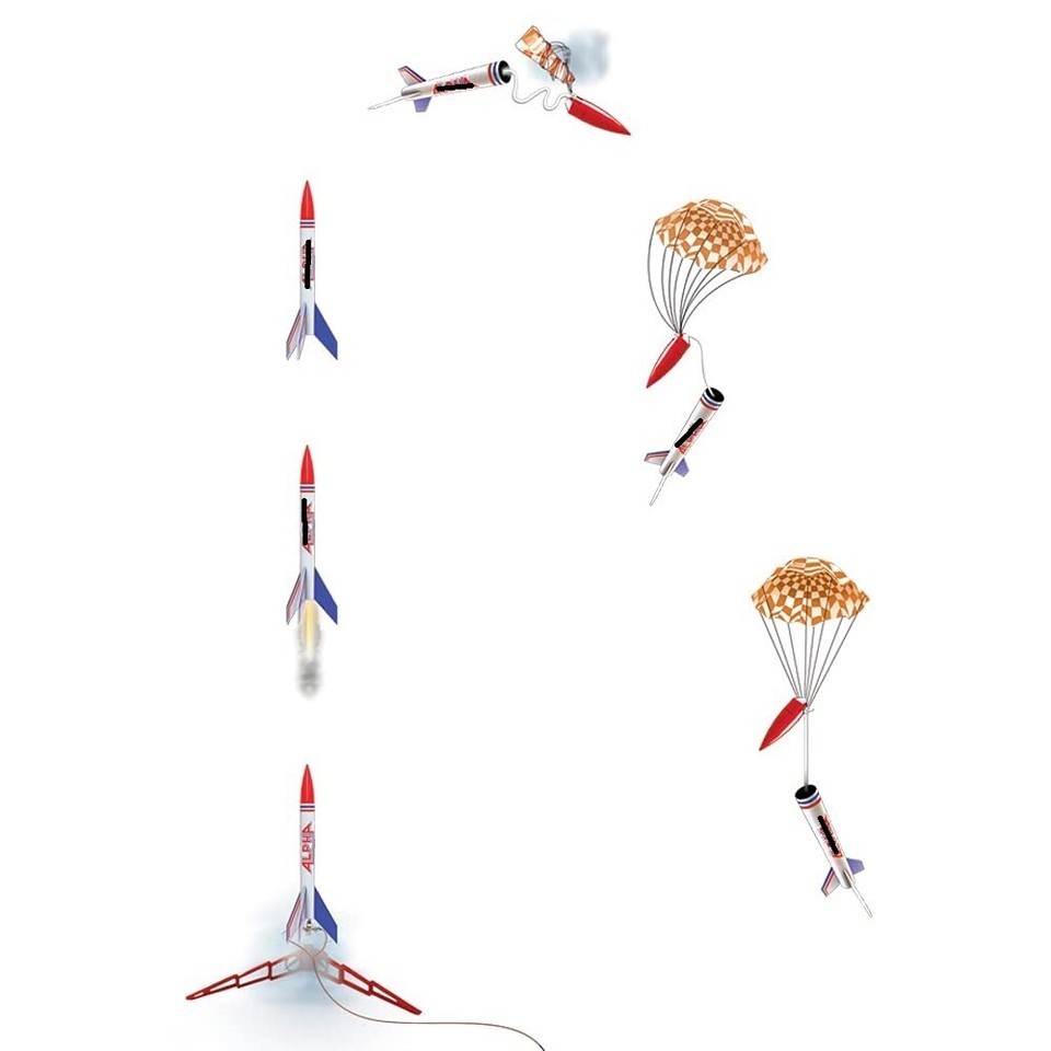 Ʌlpha Rocket Bulk Pack, Includes 12 Model Rocket Kits by Estęs ...