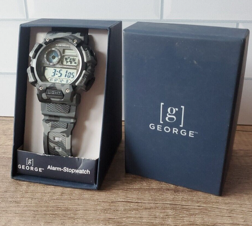 George Gray Camo Multifunction Men's Digital Watch - Alarm - Stopwatch ...