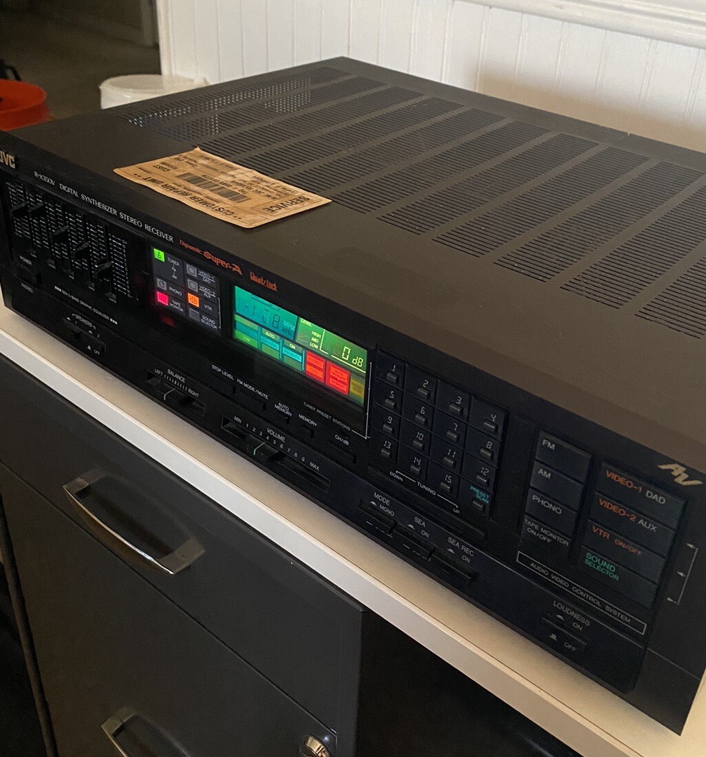 Vintage JVC R-X350V Digital Synthesizer Stereo Receiver with 5-Band ...