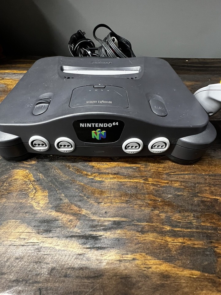Nintendo N 64 Console 2 OEM Controllers 2 Games Cords Tony Hawk Pro 2 ...