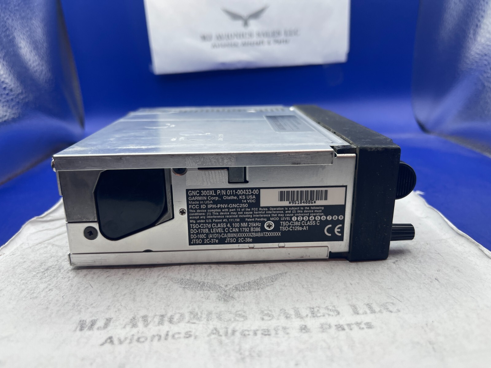 GARMIN GNC 300XL GPS/COMM 14 VDC P/N 011-00443-00 WITH FRESH FAA FORM ...