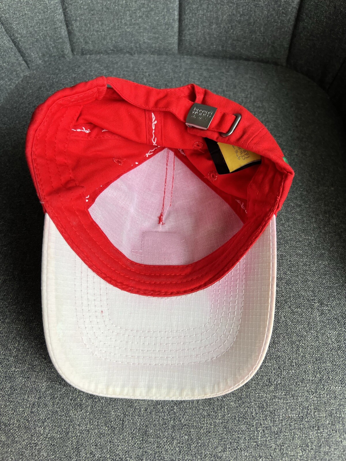 Ferrari World Abu Dhabi SnapBack Hat Black Red Adjust… - Gem