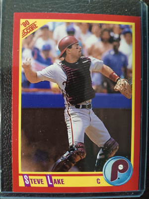 STEVE LAKE PHILLIES 1990 SCORE BASEBALL #435 | eBay