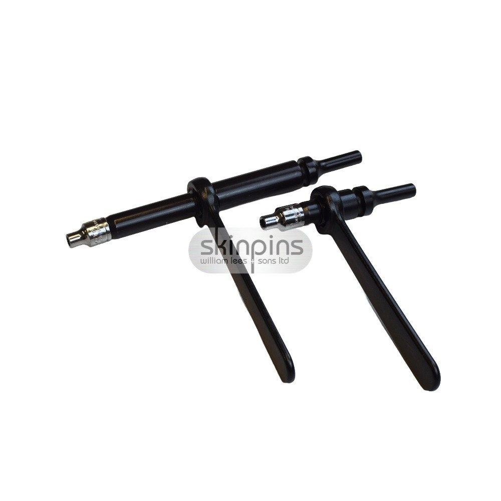 AIRCRAFT TOOLS RIVET GUN 2 PIECE SET 4"&8" T/BAR SCREW / EXTRACTOR ...