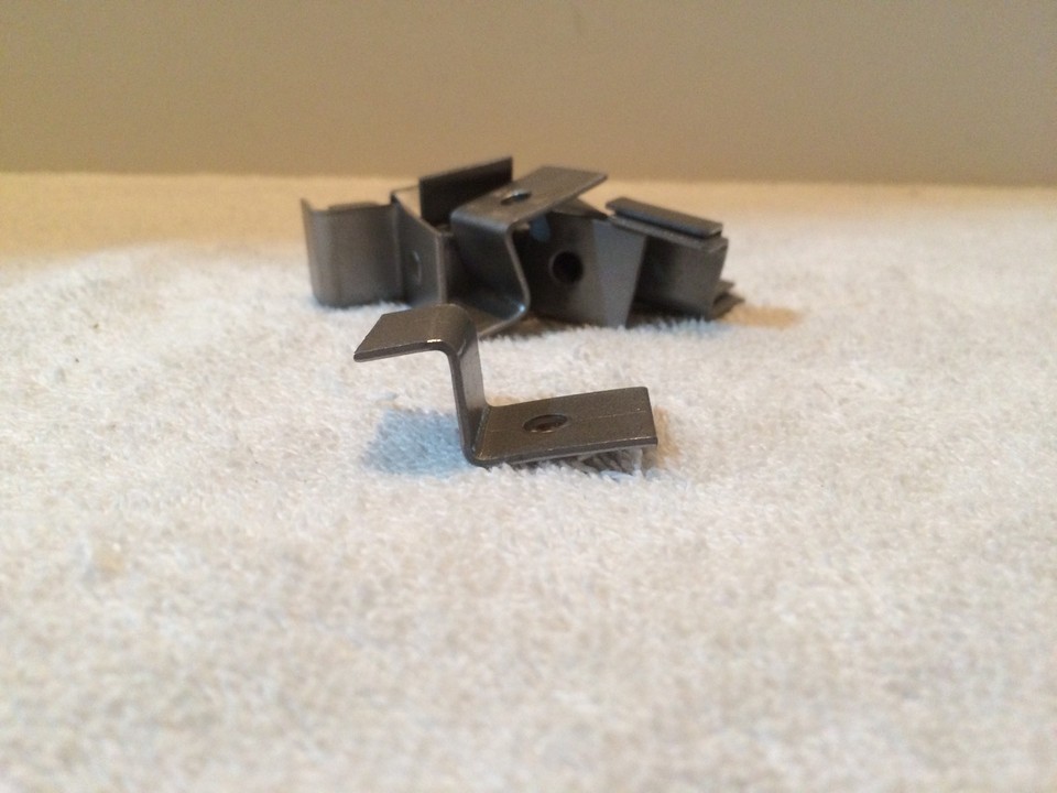 Z Clips Tabletop Heavy Duty Steel Fastener QTY 12 For 3/4" to 4" Thick ...