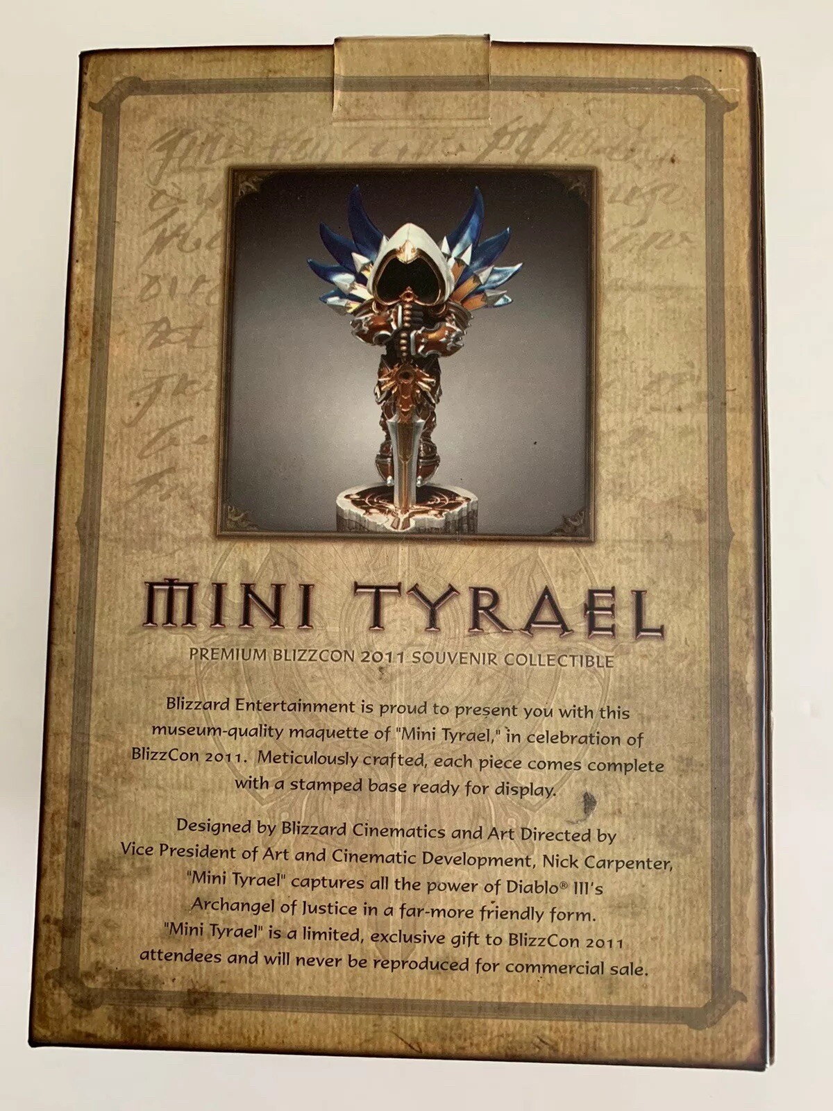 World Of Warcraft Diablo III Mini Tyrael Statue Collectable From ...