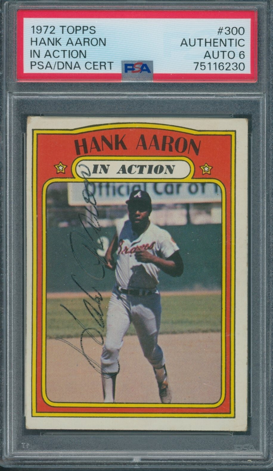 Hank Aaron | Autographed Baseball Memorabilia & MLB Merchandise