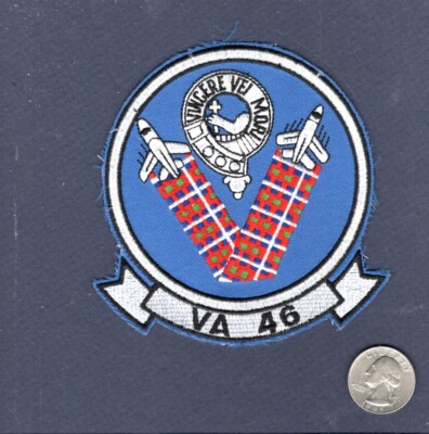 VA-46 CLANSMEN A-4 Skyhawk A-7 Corsair US Navy 4" Squadron Patch | eBay
