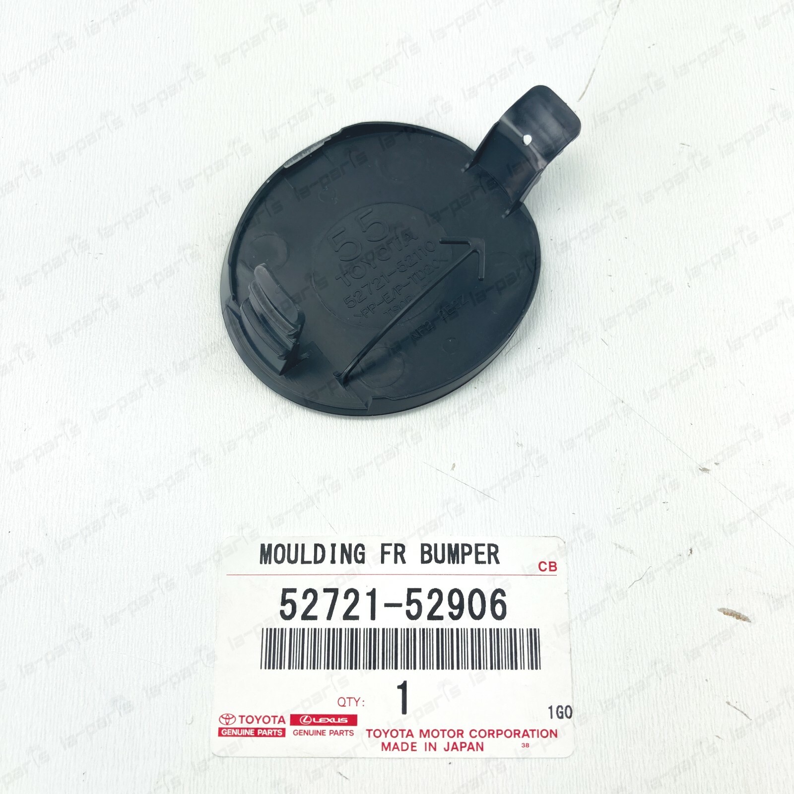 GENUINE 2007-2016 Toyota Yaris Front Bumper Tow Eye Cap Cover ...