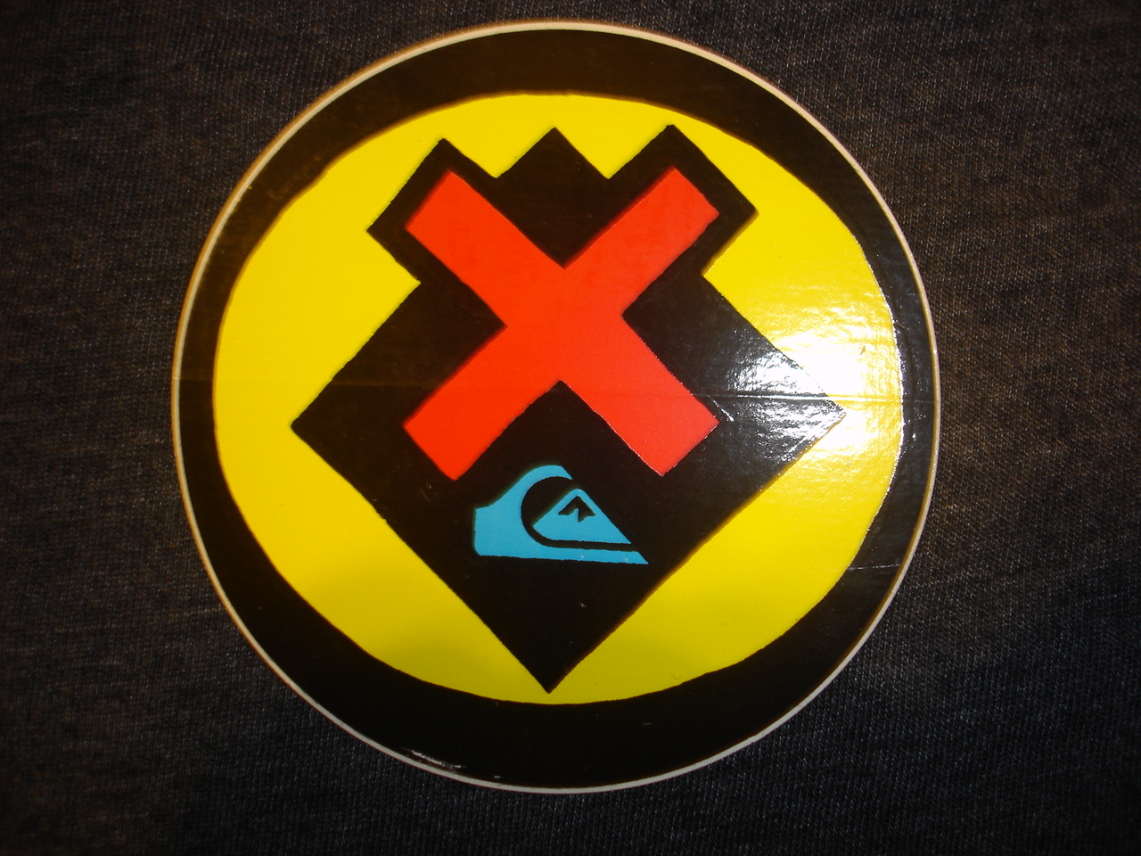 QUIKSILVER VINTAGE RARE STICKER-GENERATION X-BLACK BLUE RED YELLOW NEW ...