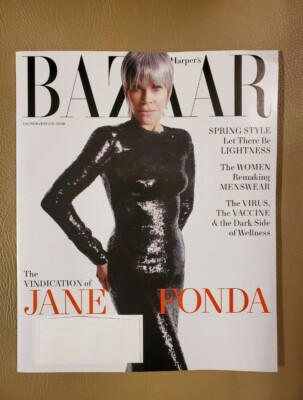 HARPER’S BAZAAR MAGAZINE-APRIL 2021- VINDICATION OF JANE FONDA-NEW ...