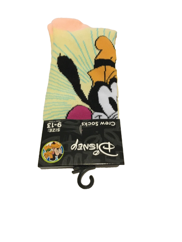 Disney "Goofy" Novelty 1 Pair Crew Socks Adult Size 9-13 NWT ...