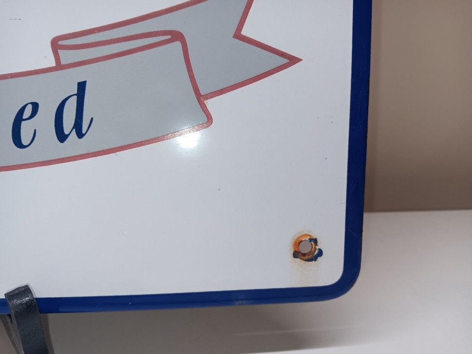 vintage original enamel RAC Acclaimed hotel sign | eBay